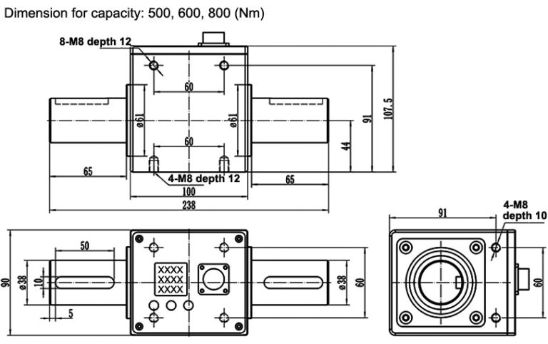 Digital Rotary Torque Sensor 0.1 Nm to 10000 Nm – TorqueSensor.org
